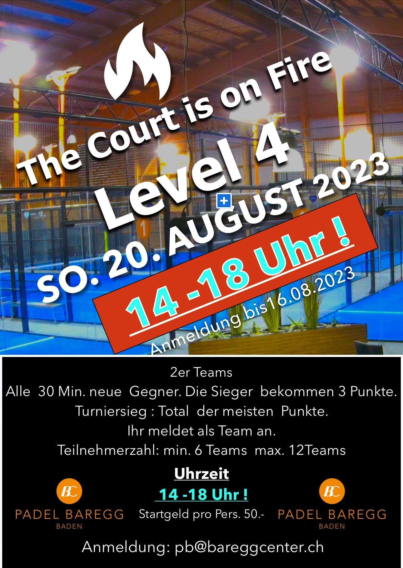 Plauschturniere - Padel Baregg